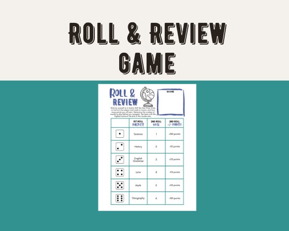 Roll & Review Game - Printable Classical Conversations Memory Work ...
