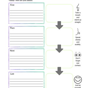 Student Presentation Planner and Organizer, Public Speaking in ...