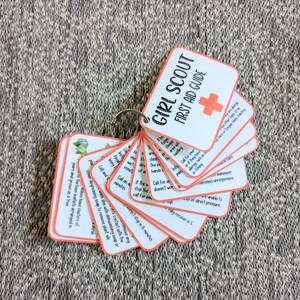 First Aid Guide, Laminated on Binder Ring - Etsy