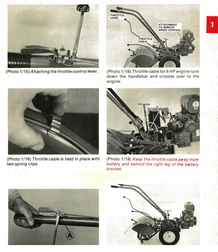 1977 Troy-bilt Roto Tiller Horse Model Owner's Manual - Etsy
