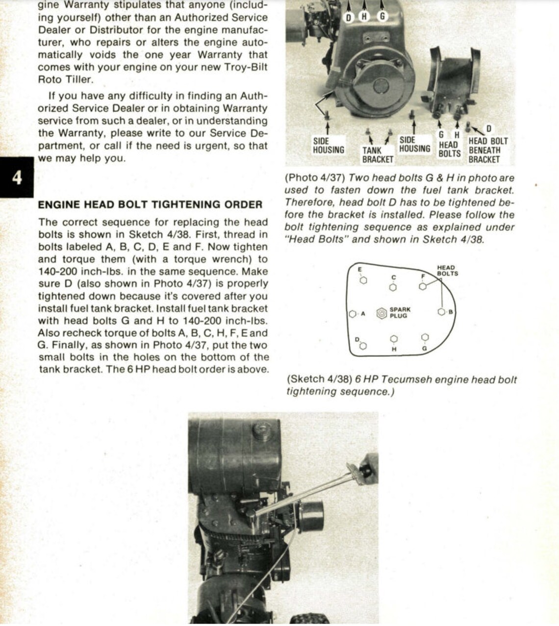 1977 Troy-bilt Roto Tiller Horse Model Owner's Manual - Etsy