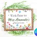 Welcome Classroom Sign Printable, Teacher Name Sign, Editable Classroom ...