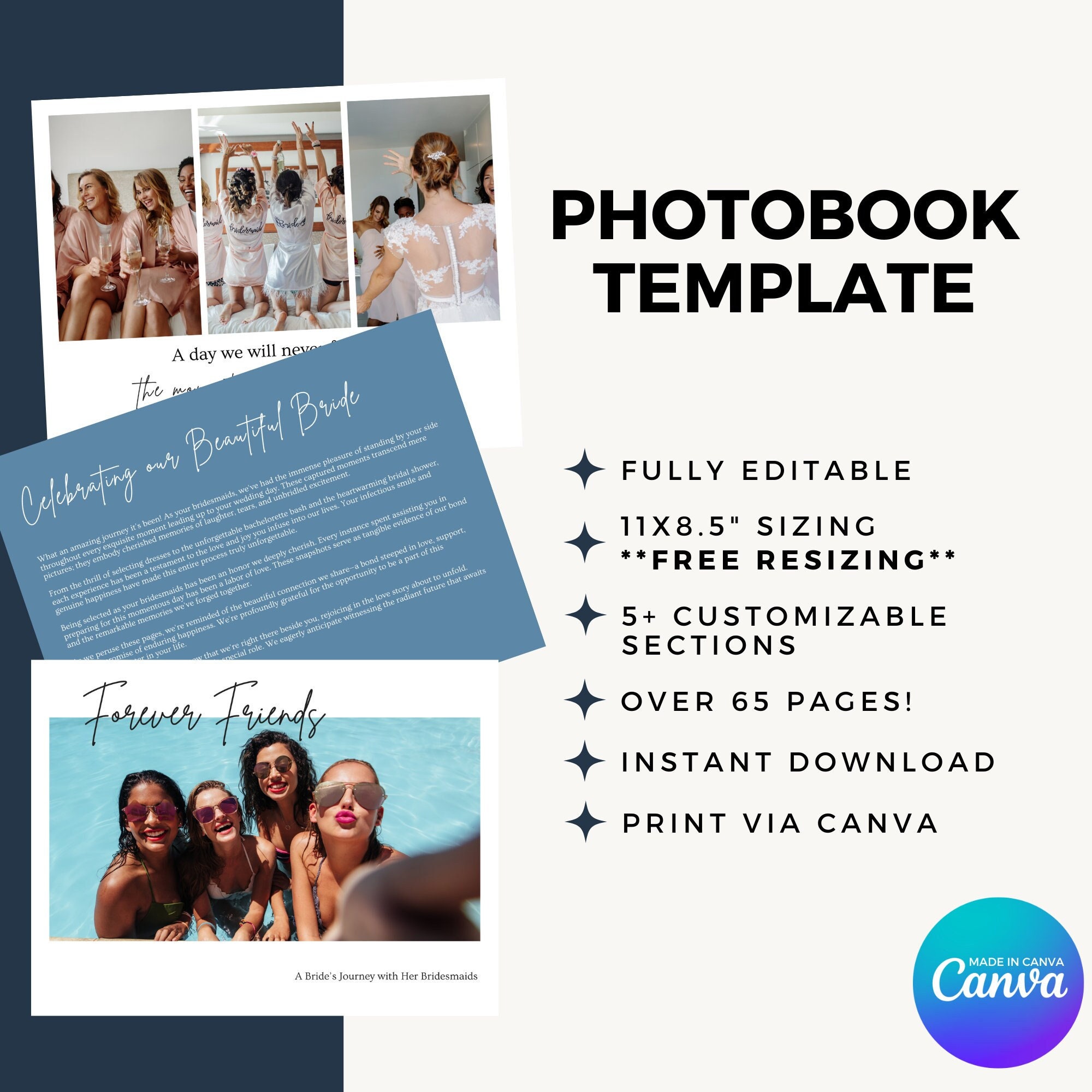 Personalized Bridal Photobook Template Capture Every Pre-wedding Moment ...