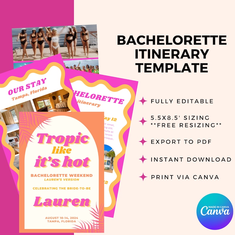 Tropic Like Its Hot Bachelorette - Etsy