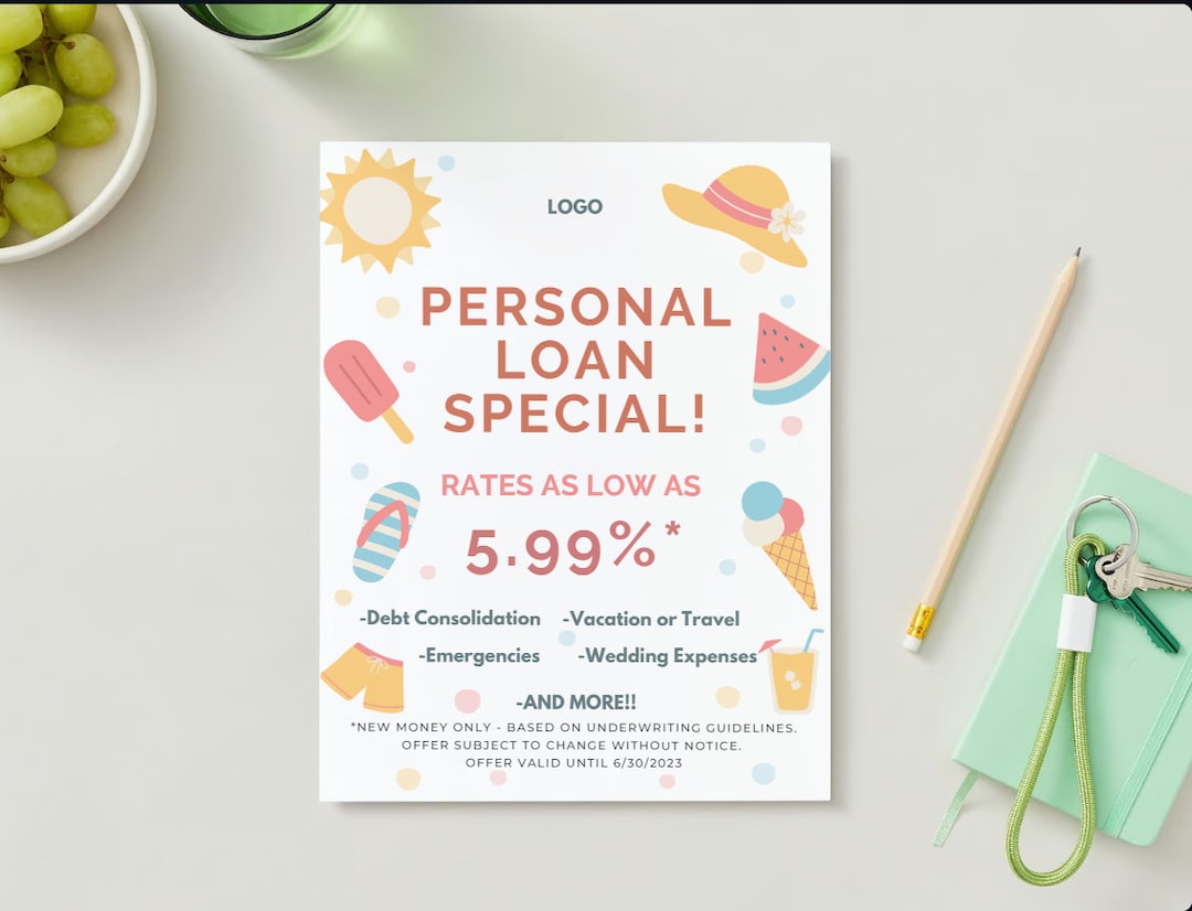 Business Loan Flyer, Canva Business Flyer Template, Credit Union Flyer ...