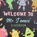 Welcome Classroom Sign Printable, Teacher Name Sign, Editable Classroom ...