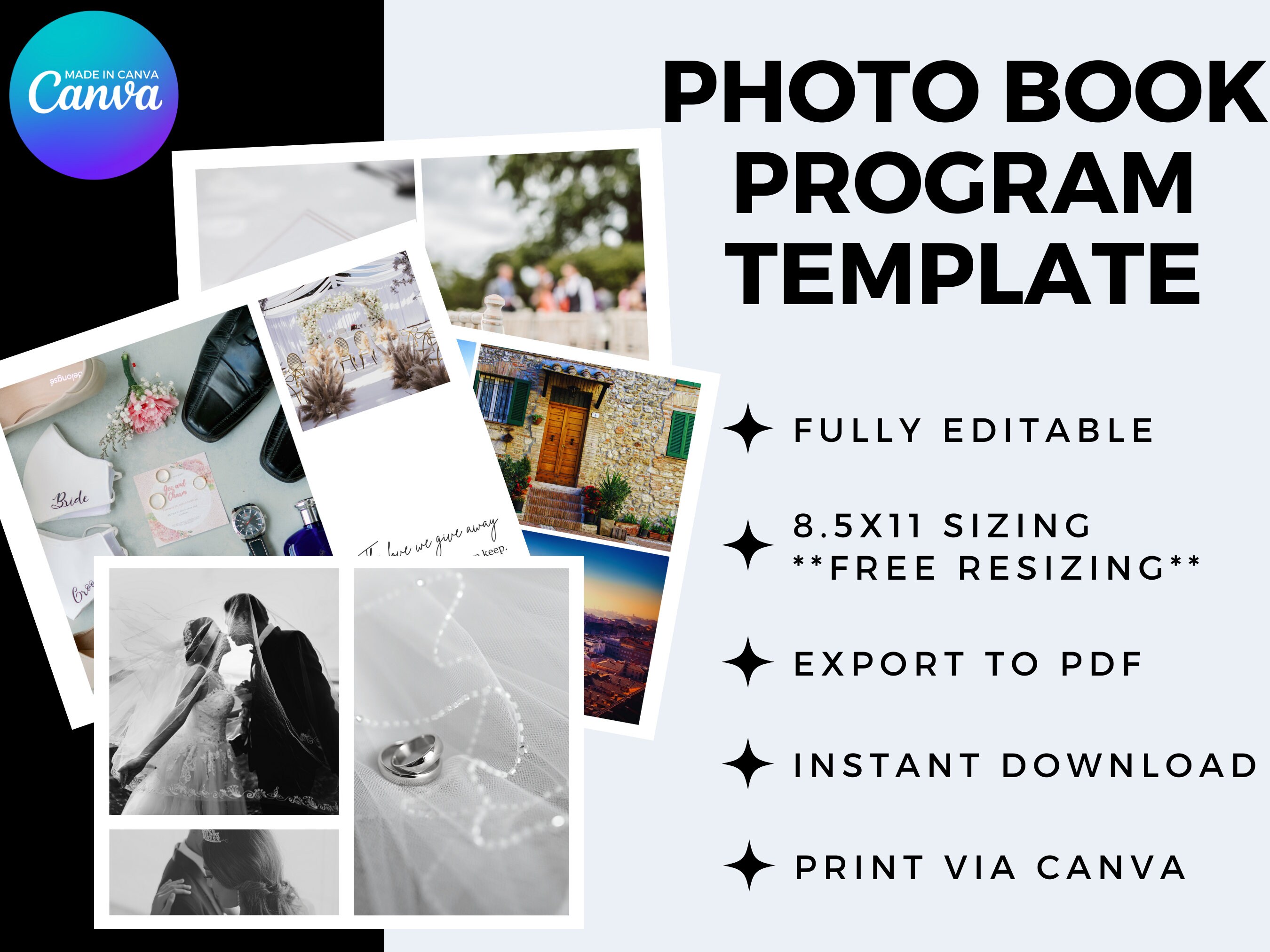 Wedding Photography Album Template | Create A Timeless Keepsake ...