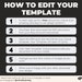 Modern Bar Sign Template, Minimalist Printable Bar Menu, Signature ...