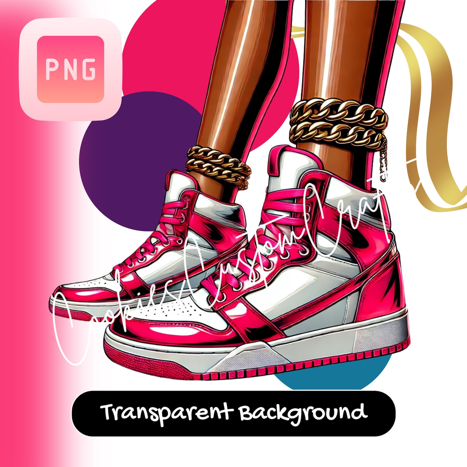Baddie PNG | Stand on Business Art Girl With Sneakers, Clip Art for ...