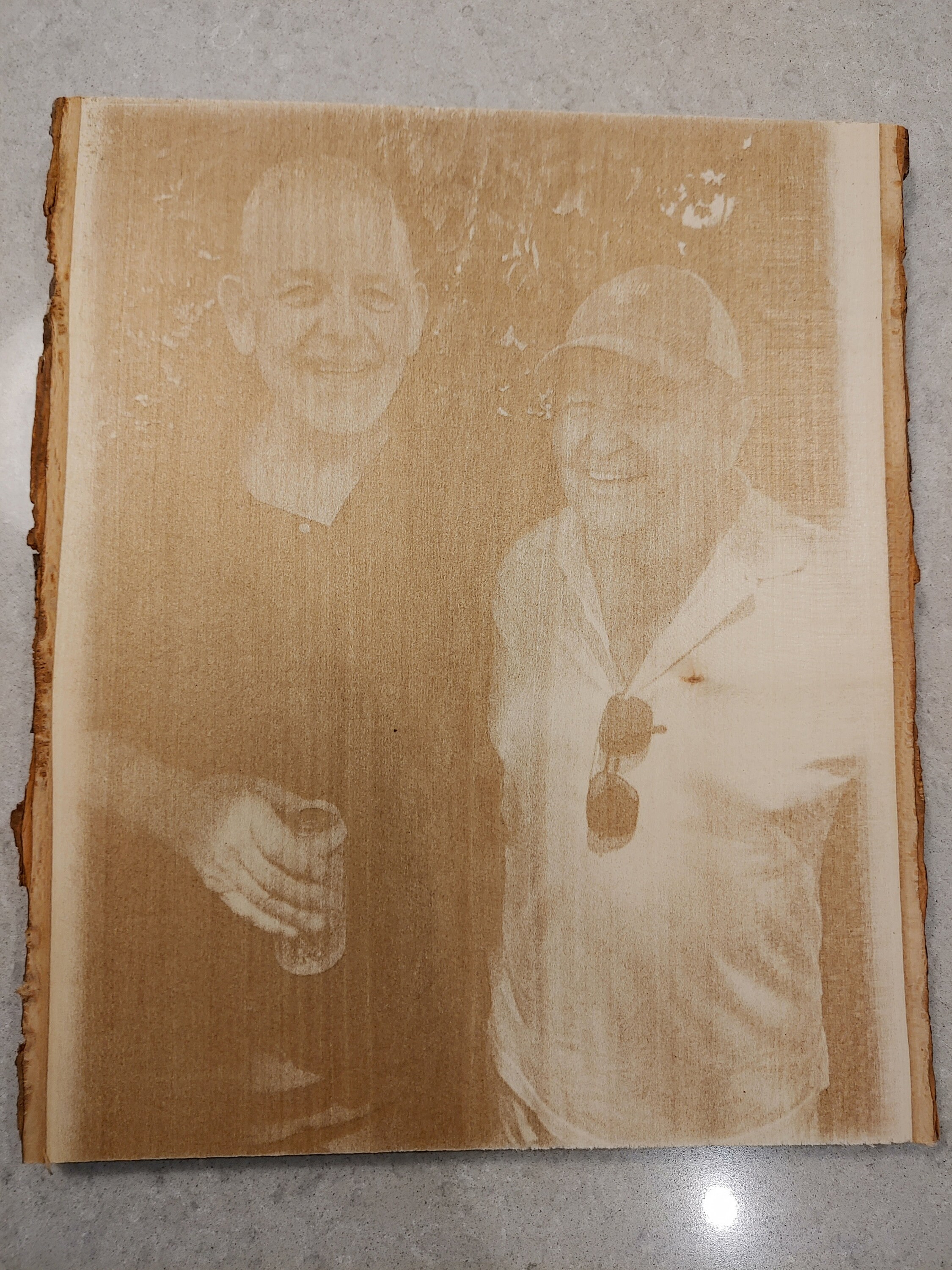 Wood Portraits Custom Engraved Photos Wood Gifts Wedding Photos Made in ...