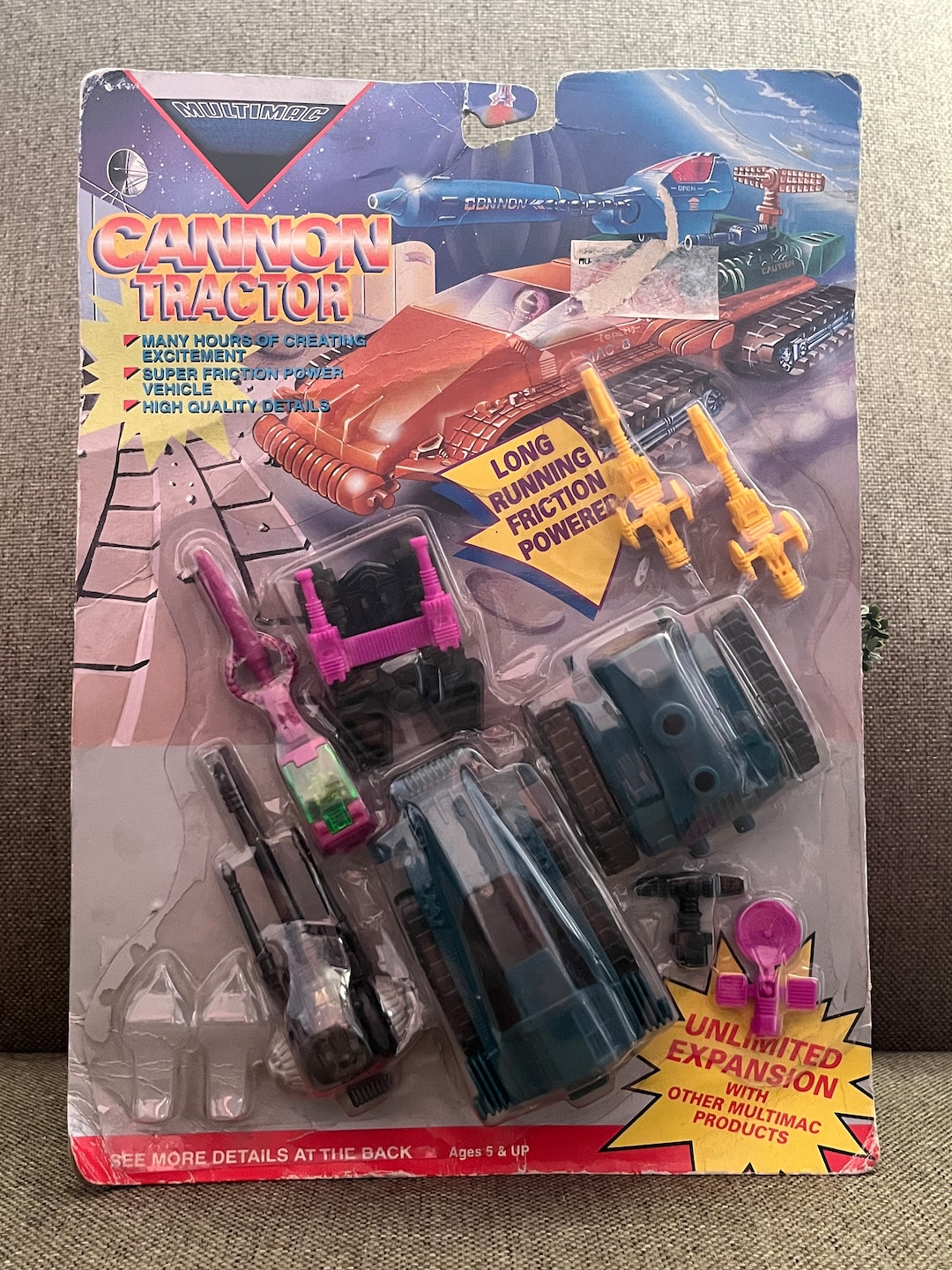 Multimac Galaxy Canon Tractor Building Toys , New Old Stock , Vintage ...