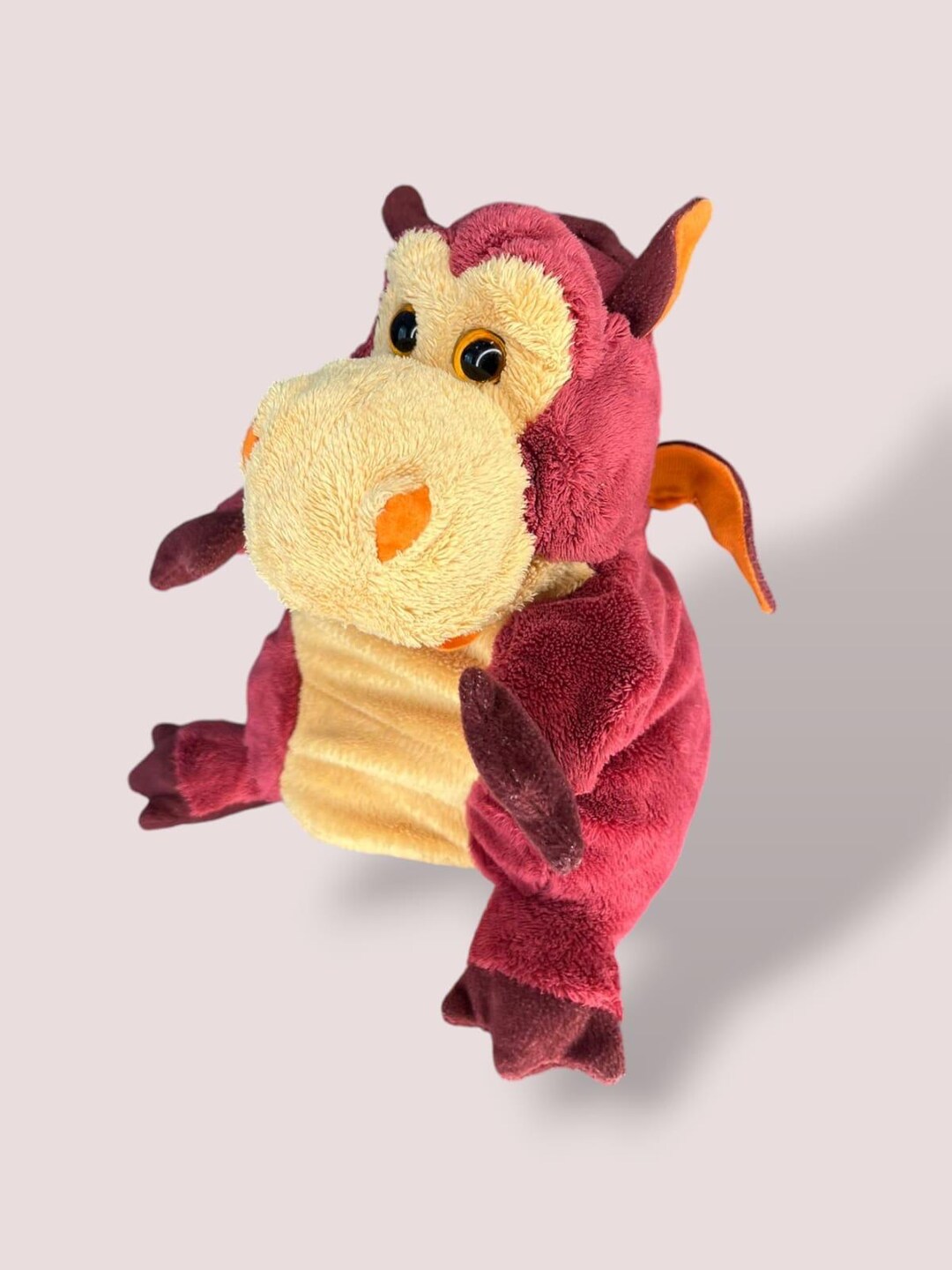 Trudi Plush Puppet Dragon , Italian Puppet , Dragon Plush - Etsy