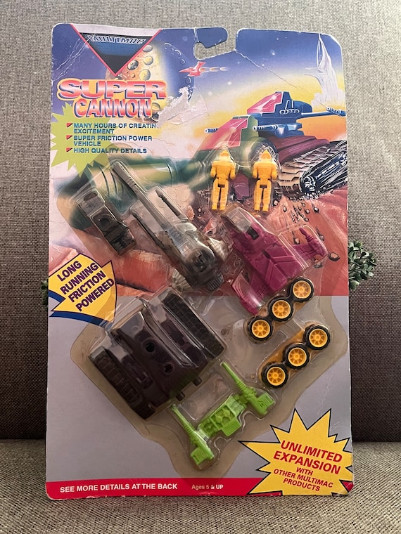 Multimac Galaxy Super Cannon Building Toys New Old Stock Vintage Toys 1980 s Toys Etsy UK
