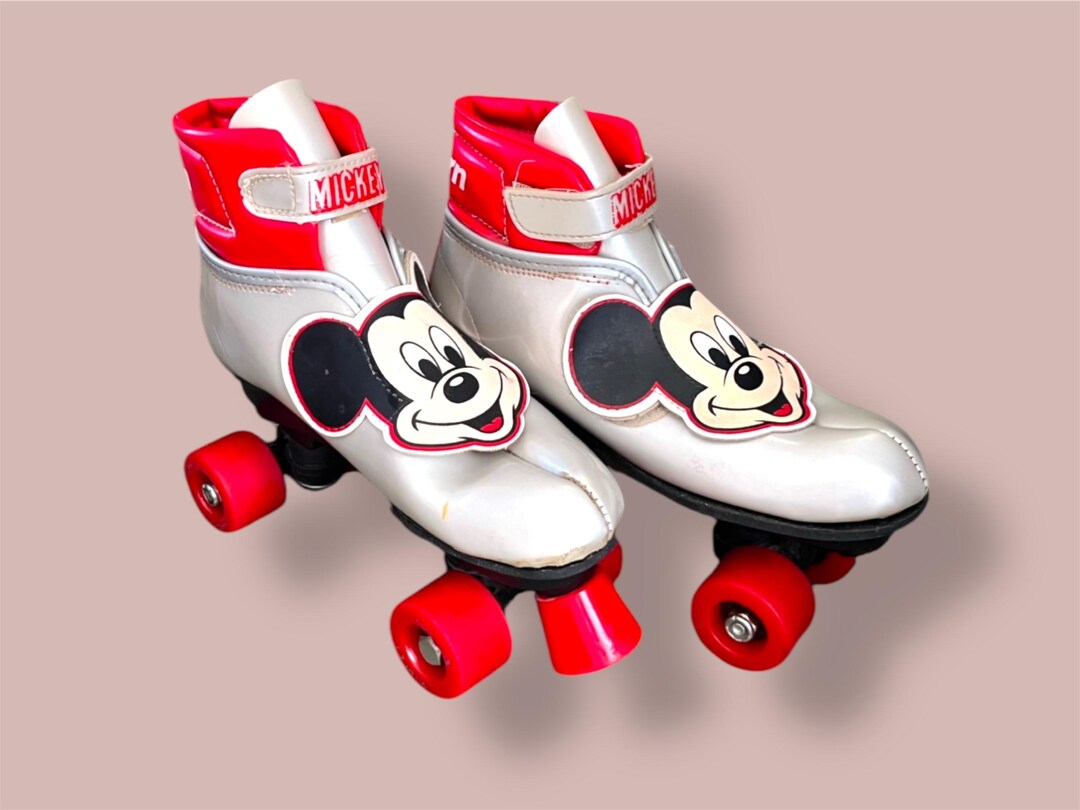 70's Mickey Mouse Roller Skates, Walt Disney Rollerskates, Vintage ...