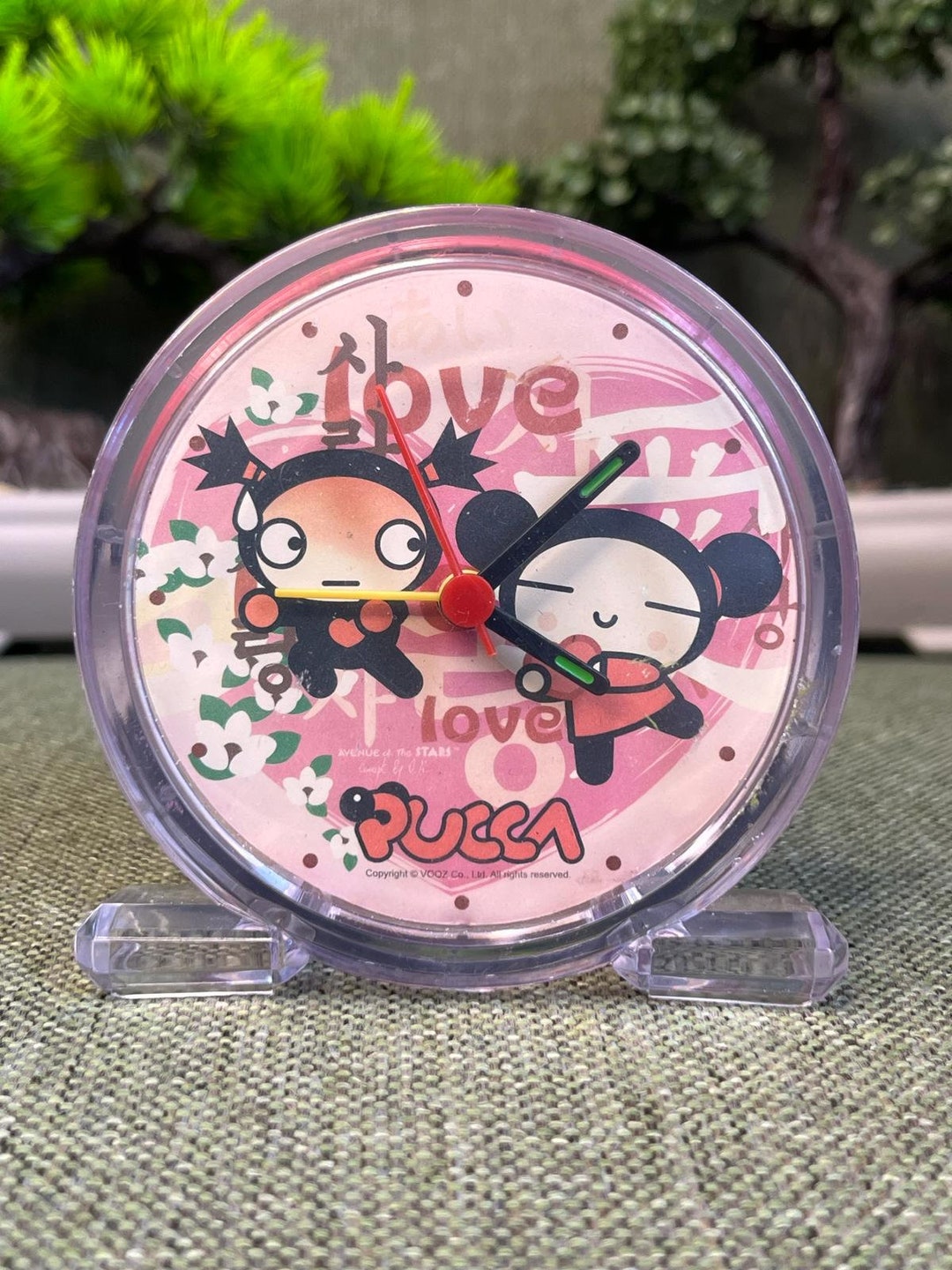 Vintage Pucca Alarm Clock: Y2K Korean Cartoon Decor - Etsy