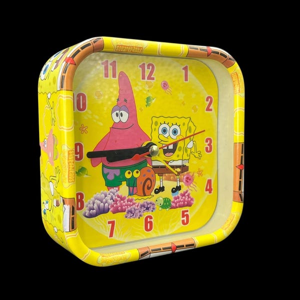 Spongebob Alarm Clock - Etsy