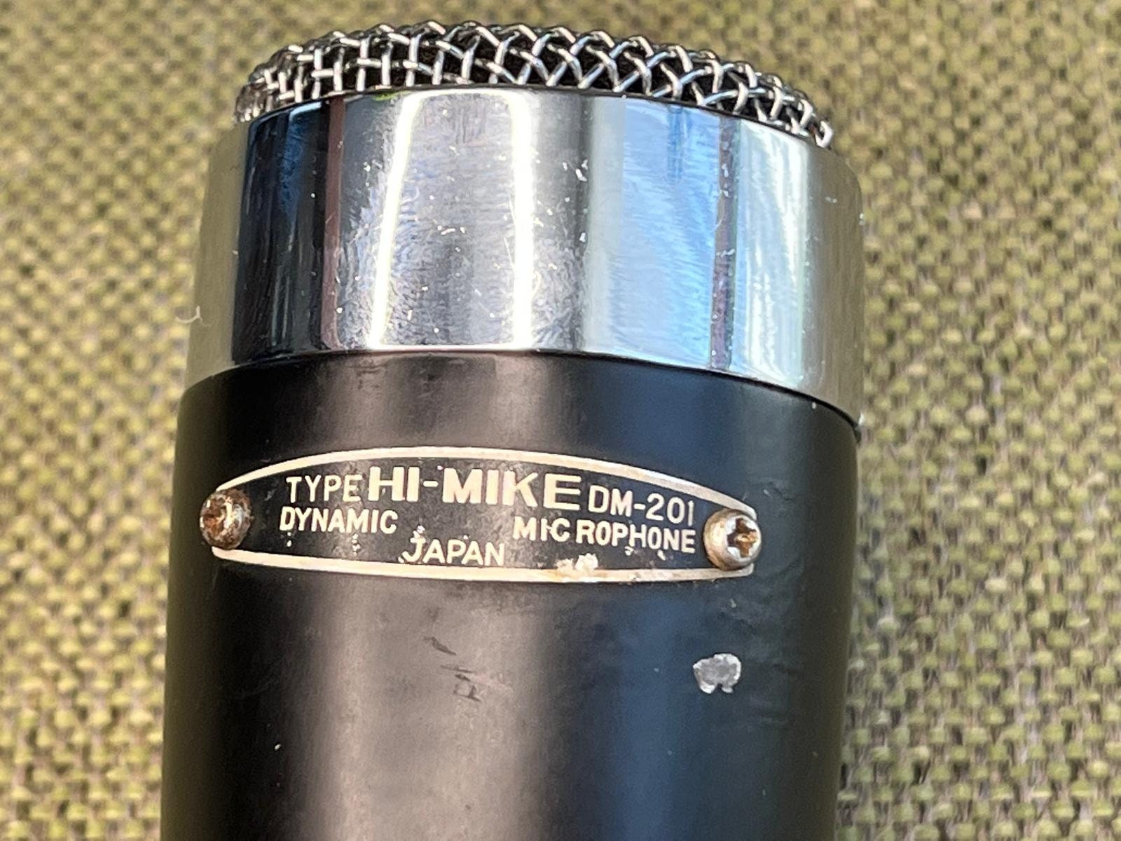 Vintage 1960's HI MIKE DM-201 Dynamic Microphone Made in Japan ...