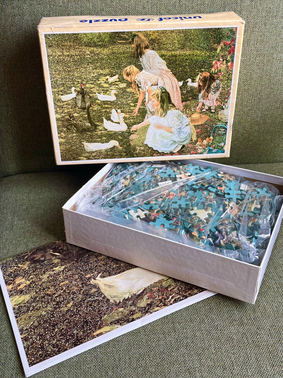 Vintage Rare Uniceff 1000 Pieces Puzzle , Rare Puzzle, 1980s Puzzle ...