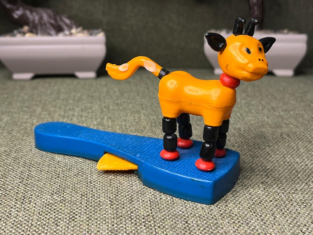 Vintage Push Puppet Orange Collapsible Thumb Puppet , Vintage Toys - Etsy