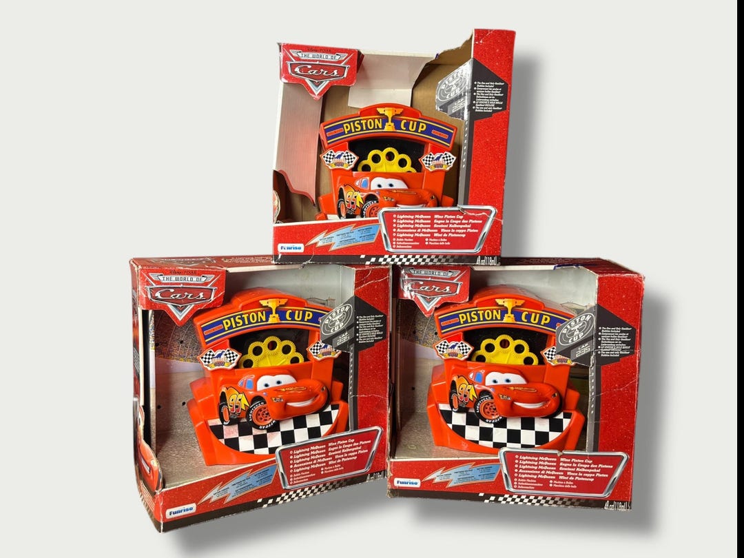 Disney Pixar Cars Bubble Machine – Lightning Mcqueen Toy – Working ...