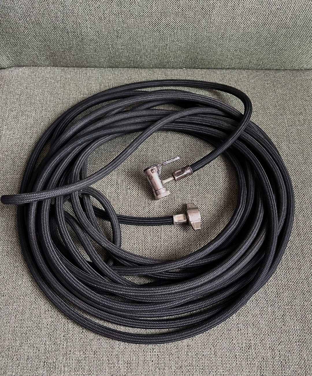 Vintage 10m Cloth Braided Air Hose – 33 Ft German Alligaro 1940s ...