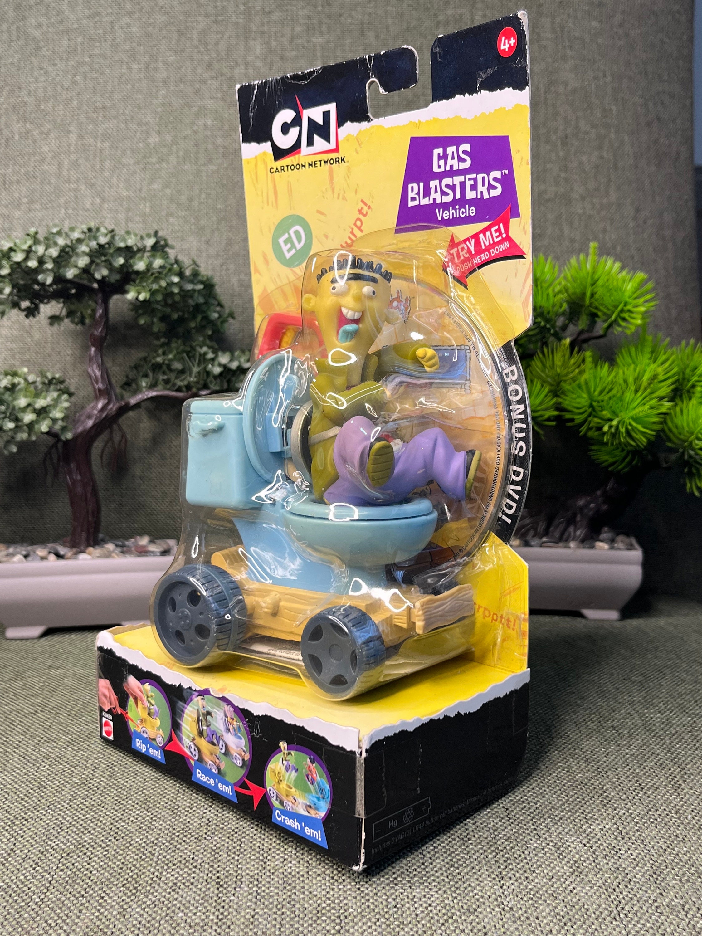 Cartoon Network Ed Edd N Eddy Gas Blasters Vehicle With DVD Still in ...