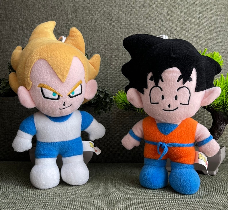 Dragon Ball Z Goku y Vegeta Plush /90's Anime/ /anime peluche/ anime ...