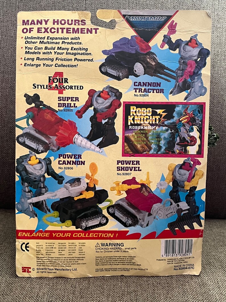 Multimac Galaxy Robo Knight Building Toys , New Old Stock , Vintage Toys , 1980s Toys - Etsy