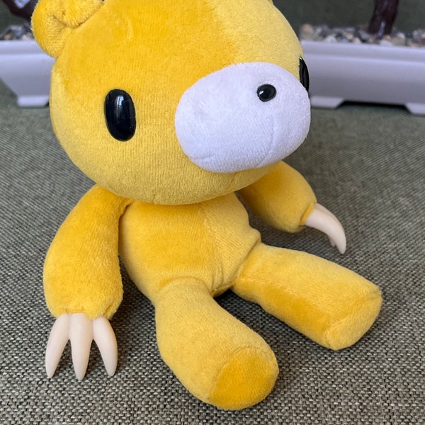 Yellow Teddy Bear - Etsy