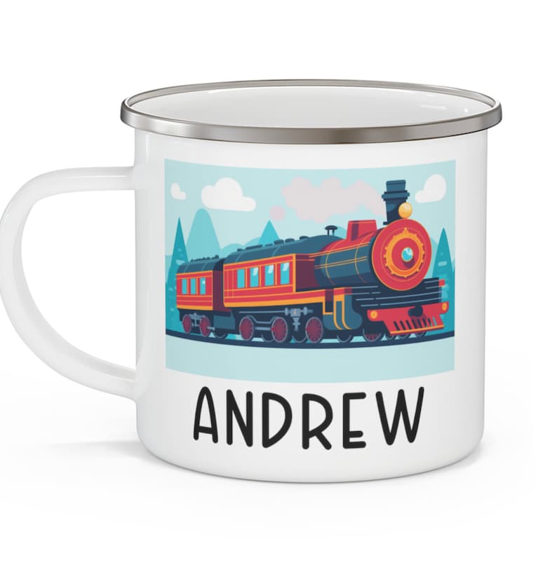 Train Mug Personalized Mug for Kids Hot Chocolate Mug for - Etsy