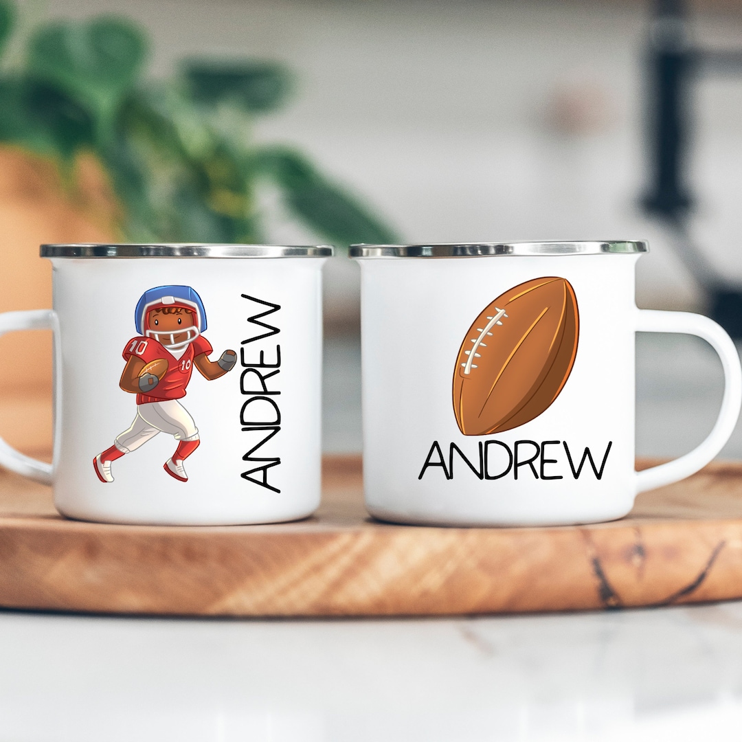 Football Mug, Personalized Mug for Kids ,mug for Boys, Kids ...