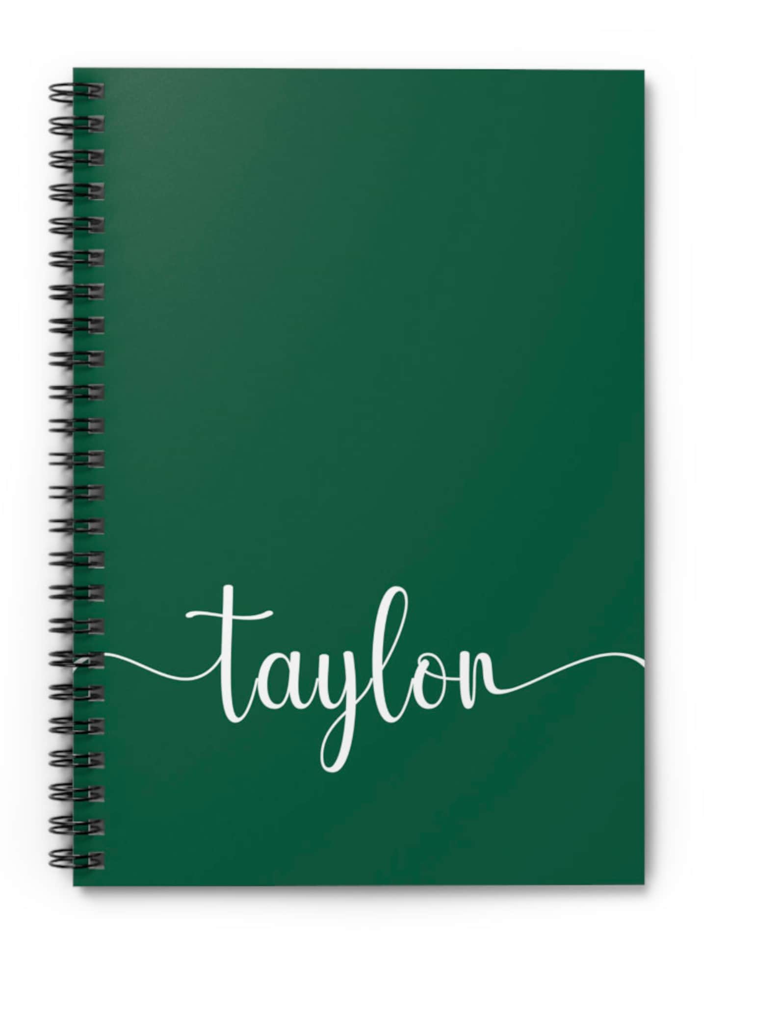Personalized Spiral Notebook, Customized Journal, Personalized Gift ...