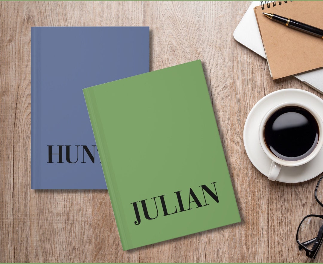 Personalized Hardcover Journal, Personalized With Name, Personalized ...
