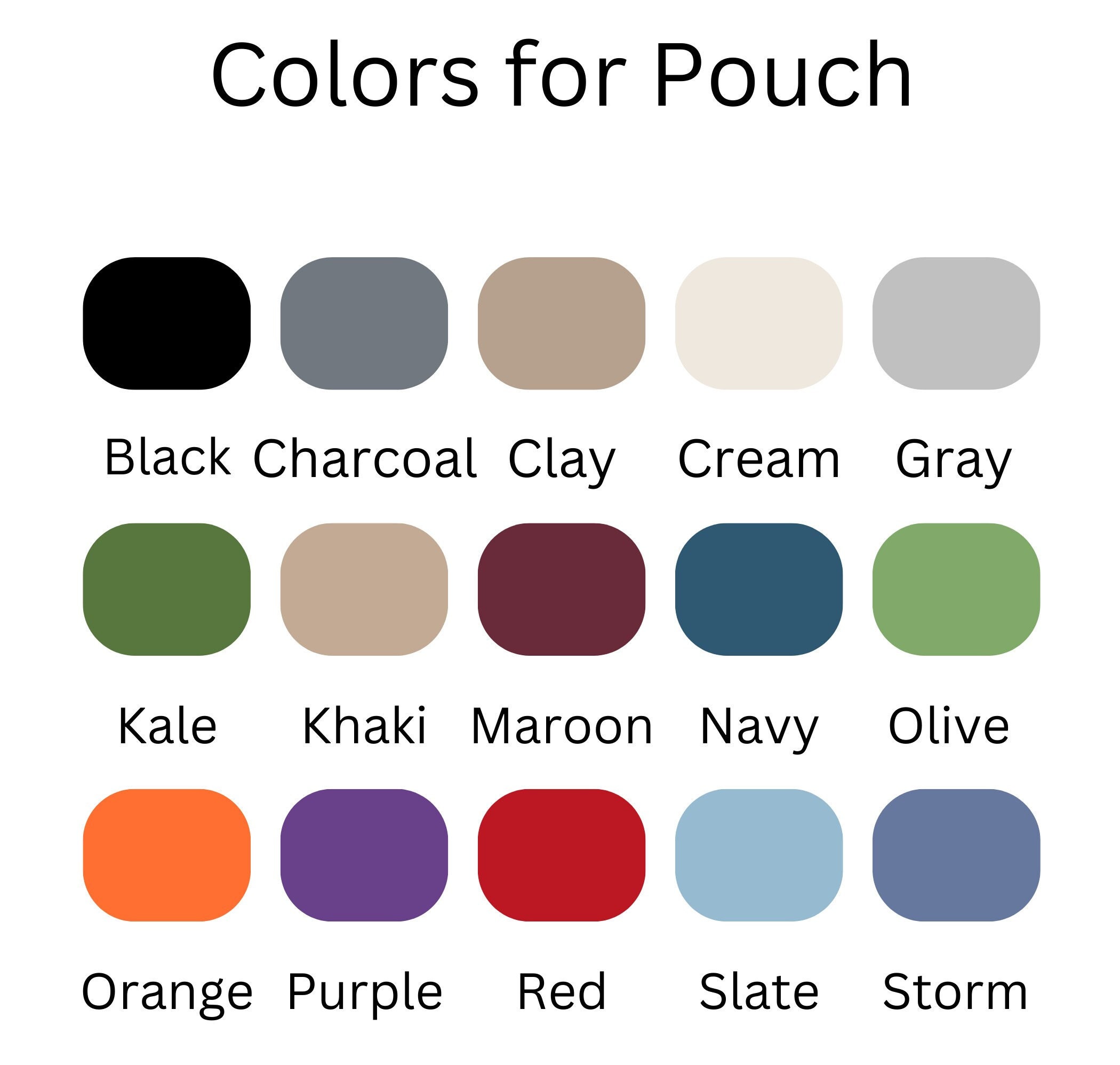 Personalized Pouch, Personalized With Name, Personalized Accessory Bag ...