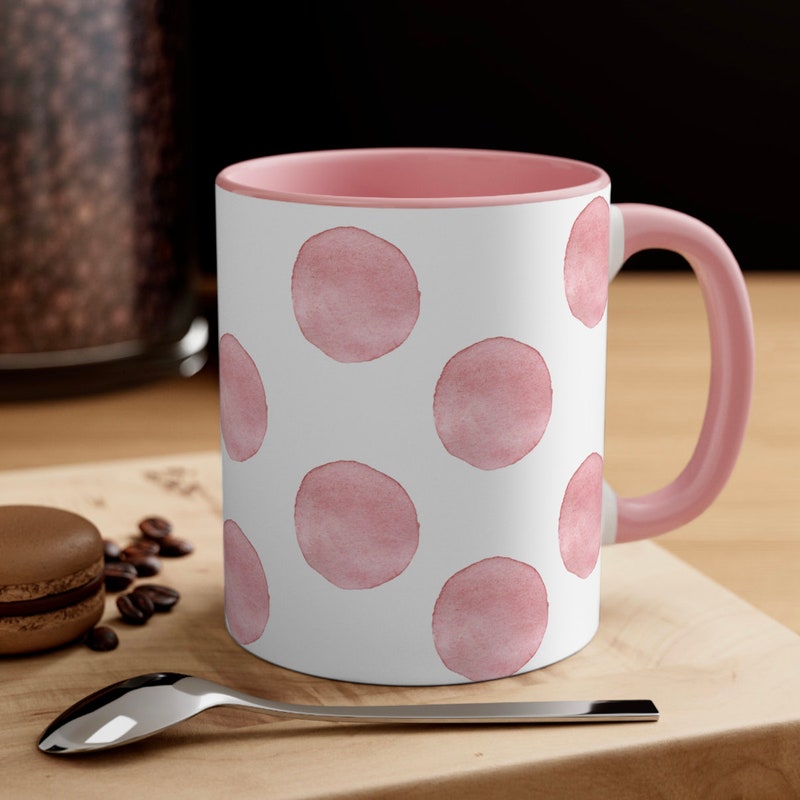 Polka Dot Mug - Etsy