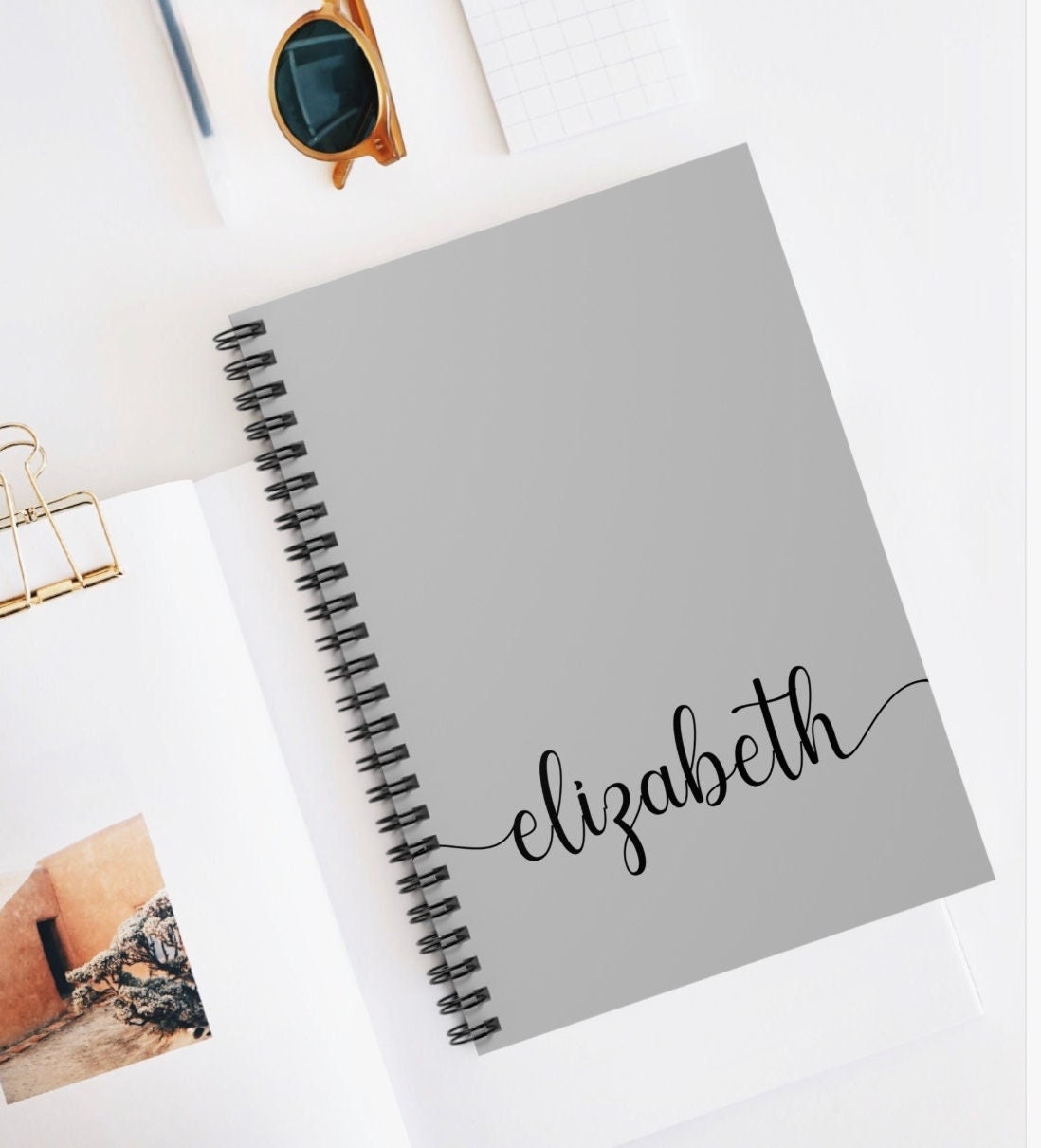 Personalized Spiral Notebook, Customized Journal, Personalized Gift ...