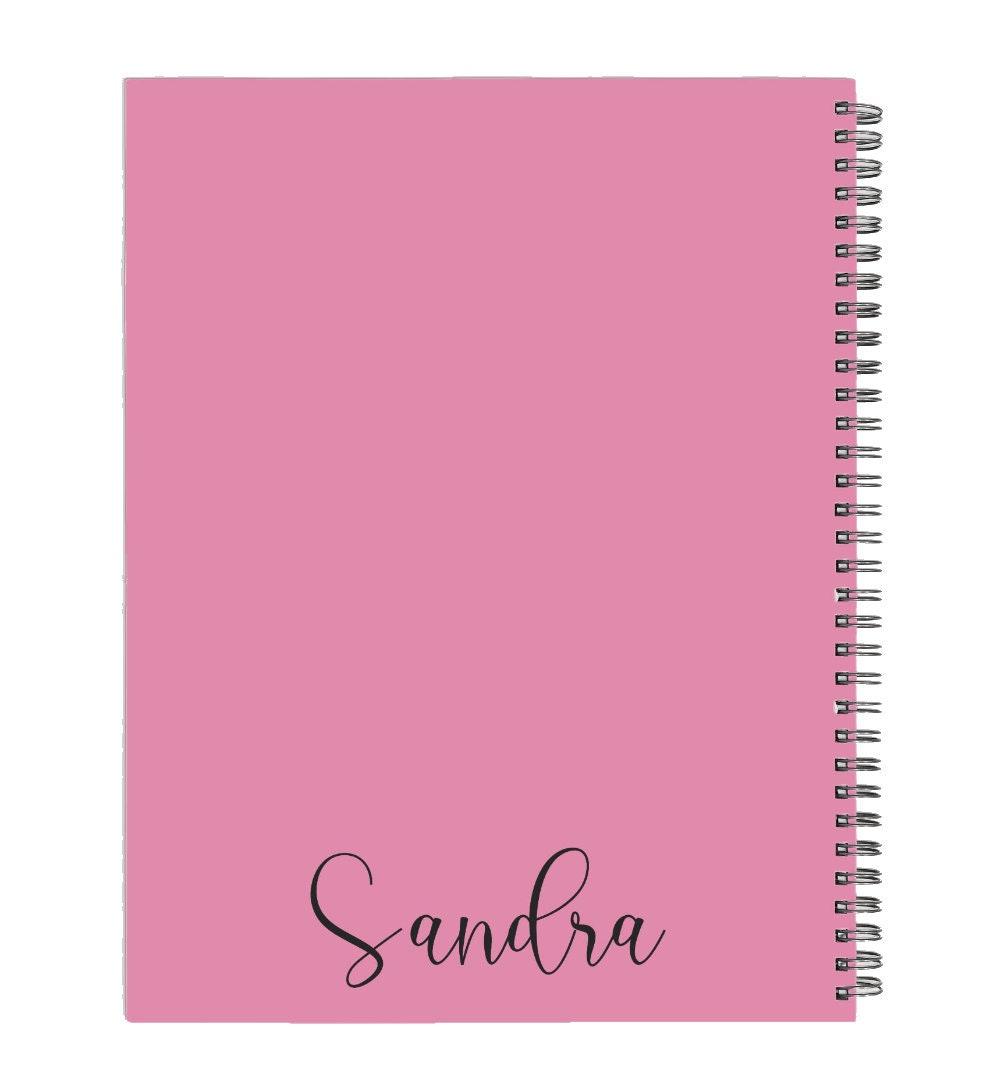 Marilyn Monroe Notebook, Personalized Spiral Notebook, 8.5 in X 11 in ...