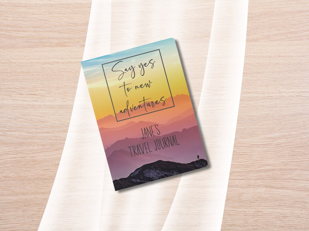 Mountain Travel Journal I Travel Journal L Personalized Journal L Gift ...