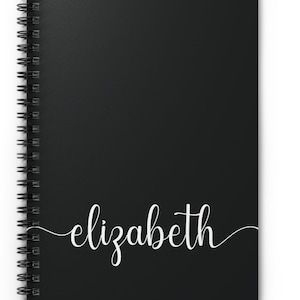 Personalized Spiral Notebook, Customized Journal, Personalized Gift ...