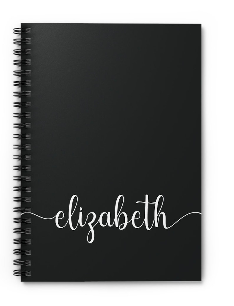 Personalized Spiral Notebook, Customized Journal, Personalized Gift ...