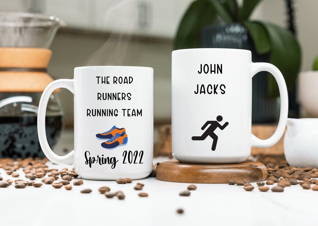 Personalized Running Team Mug, Running Mug, Gift for Runner ...