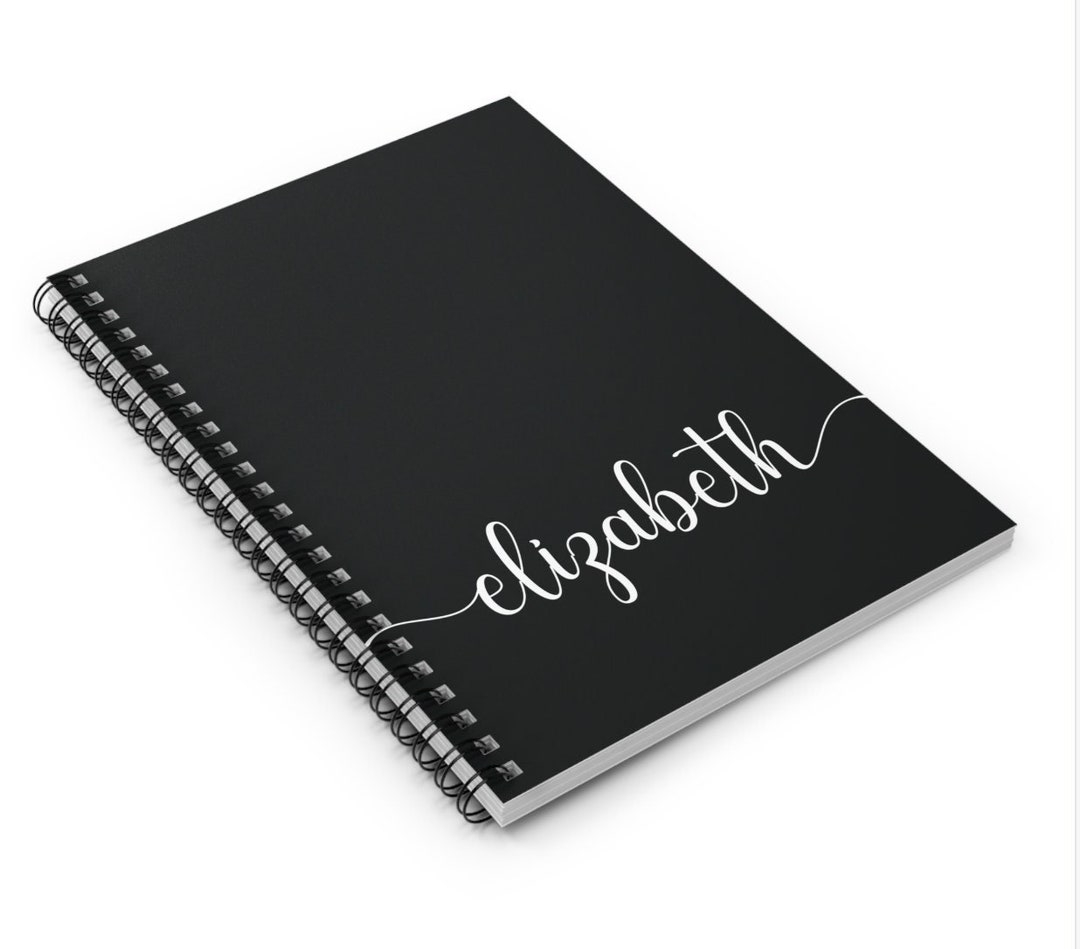 Personalized Spiral Notebook, Customized Journal, Personalized Gift ...