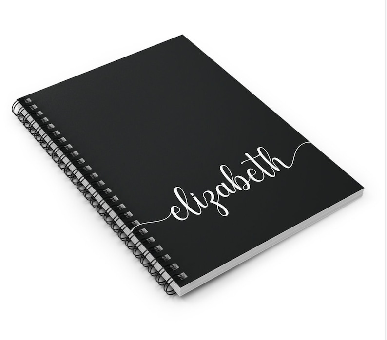 Personalized Spiral Notebook, Customized Journal, Personalized Gift ...
