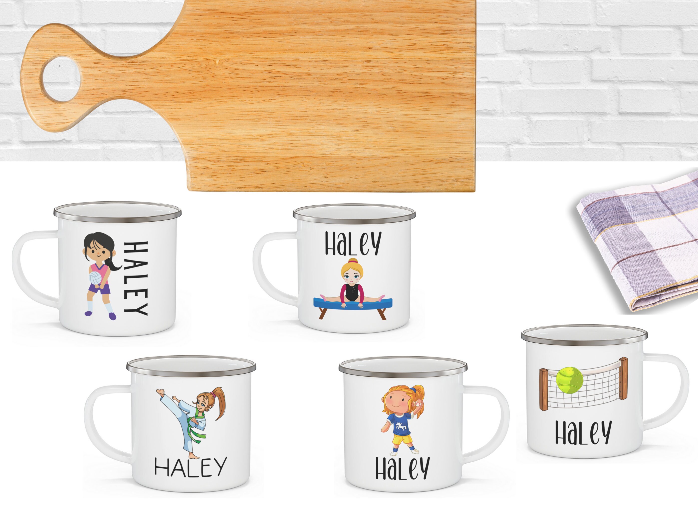 Personalized Girls Sports Mug Hot Chocolate Mug for - Etsy