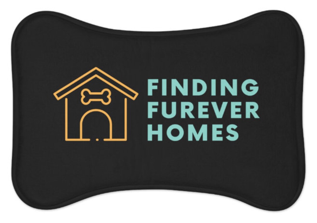 Finding Furever Homes Pet Food Mat - Etsy