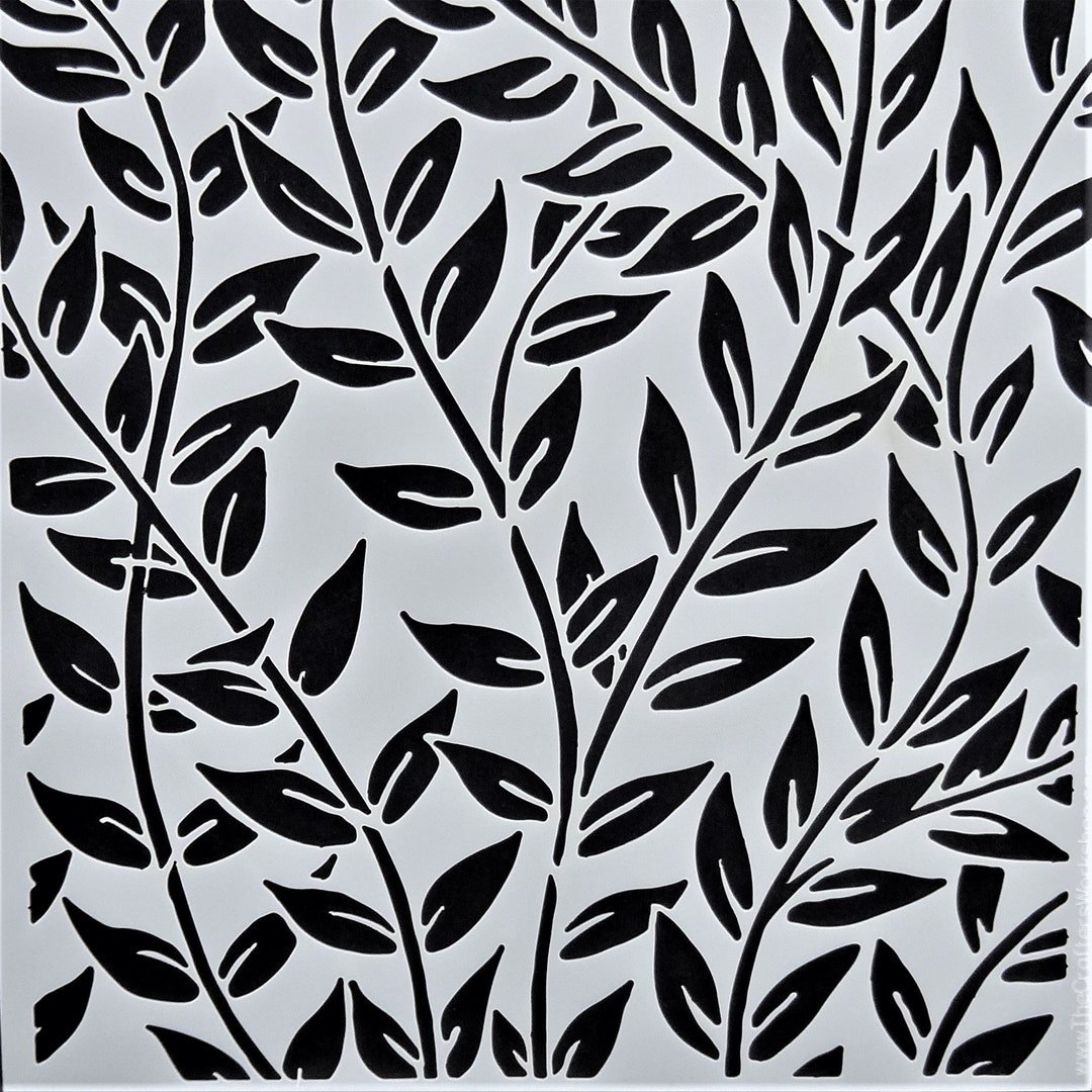 Jungle - Vines, Mylar Stencil, Laser Cut, Wall Art, Airbrushing ...