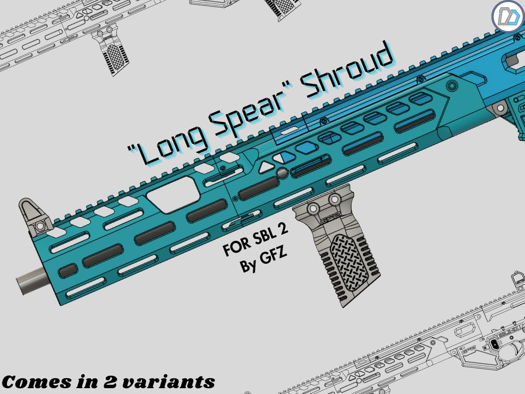Nerf SBL 2 long Spear Shroud - Etsy