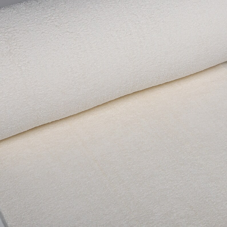 Gentle Ecru Terry Cloth, Soft to the Touch Warm Coffee Brown Terry ...