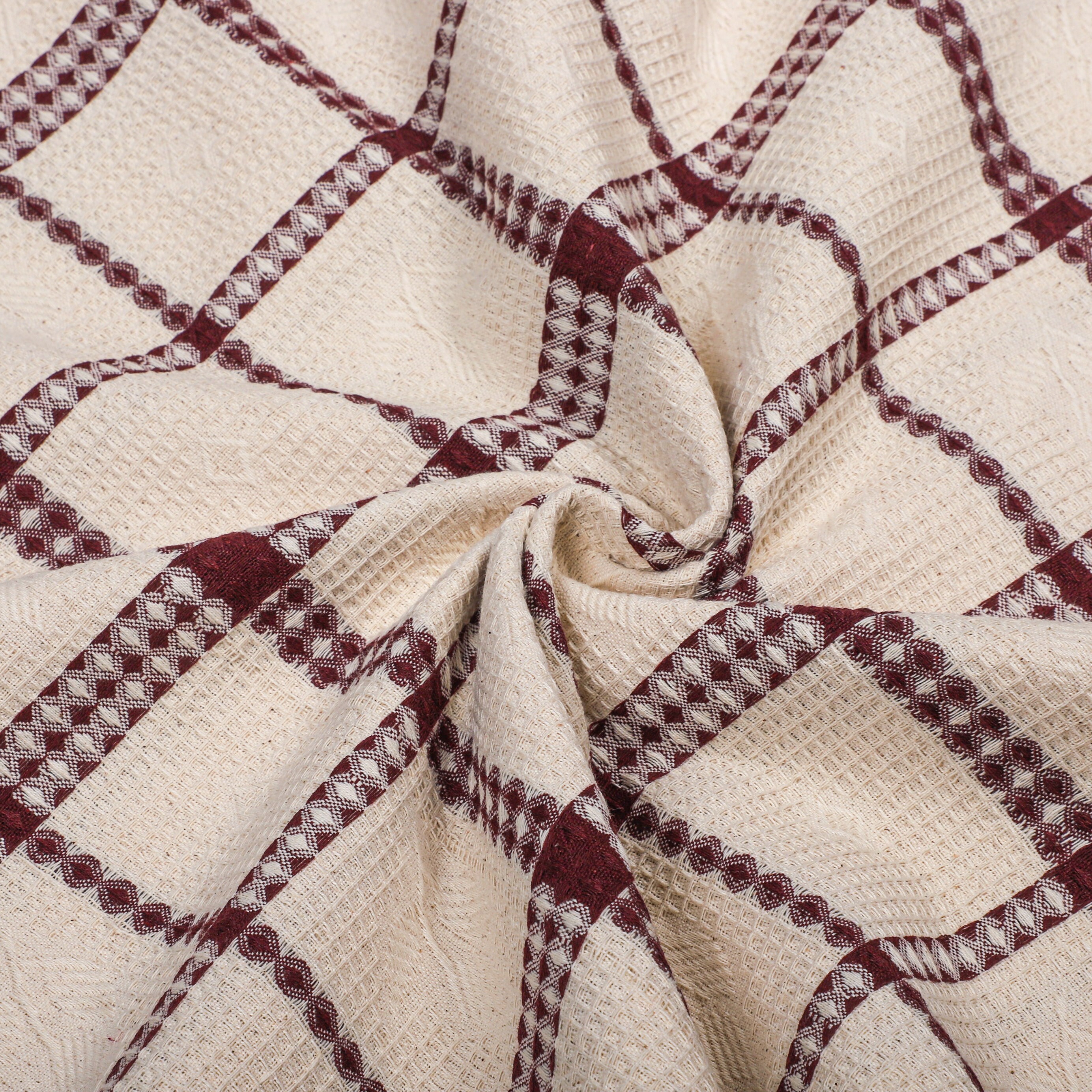 Unique Textured Pique for Tailoring With Plaid Design, Chic Pique ...