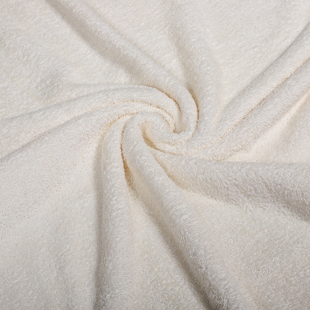 Rich Milky Coffee Brown Terry Cloth, High Quality, Elegant White Terry ...